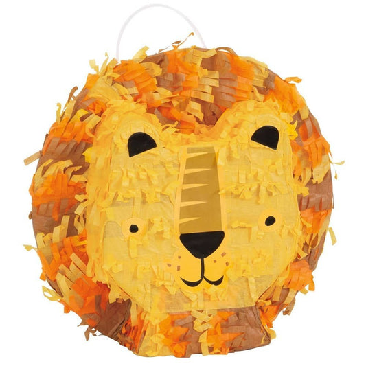 Mini Pinata Lion Jungle Safari Animal Party Game Activities - Party Owls