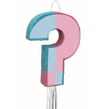 Gender Reveal Pinata - Question Mark - Party Owls