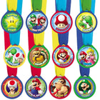 Super Mario Bros. Mini Award Medals 12pk - Party Owls